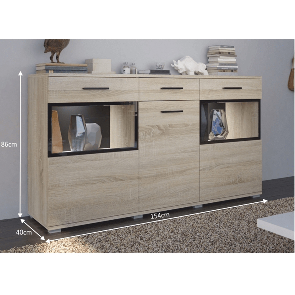 Kombinirana komoda Breal (hrast sonoma) | Zondo.hr